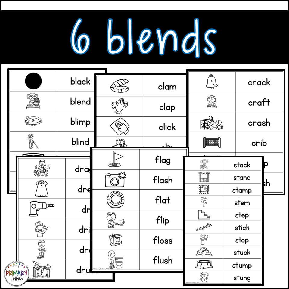 Beginning Blends Interactive Notebook with Differentiated Activities ...