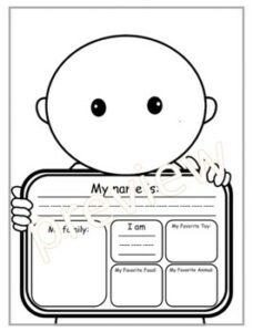 All About Me / Introducing Me / Student of the Week Poster | Made By ...