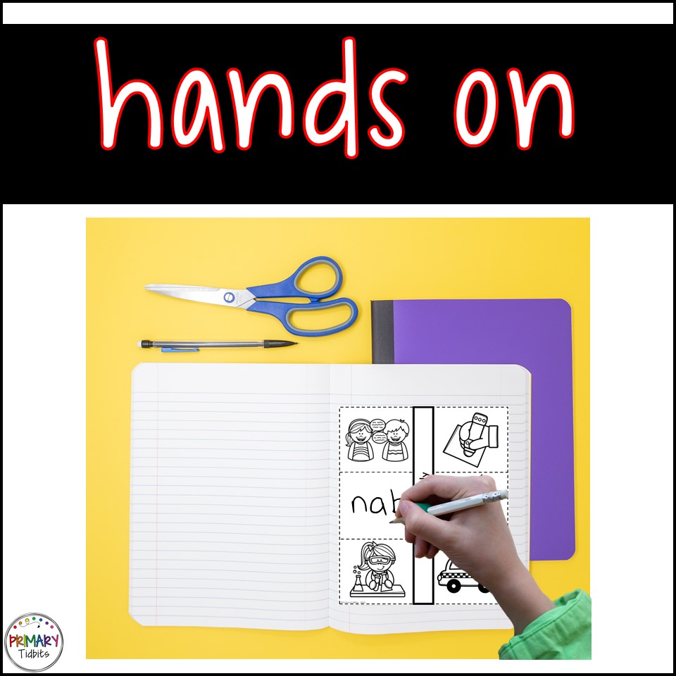 CVC Word ab Word Family Interactive Notebook | Made By Teachers