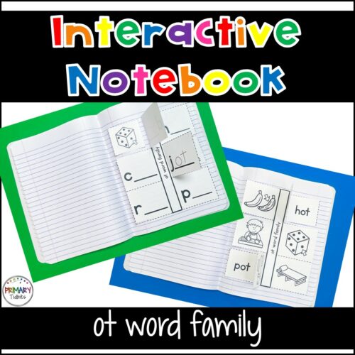 CVC Word ot Word Family Interactive Notebook | Made By Teachers