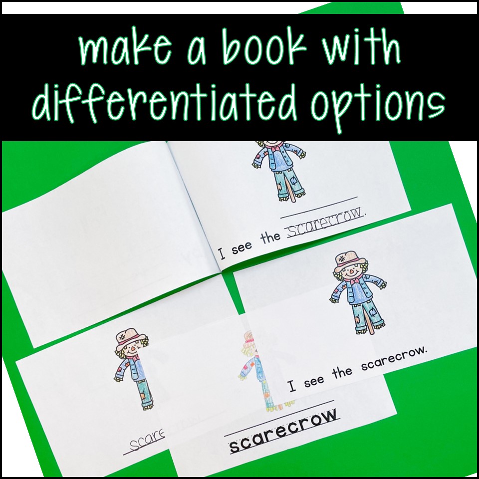 Fall Words Writing Center with Differentiated Activities | Made By Teachers