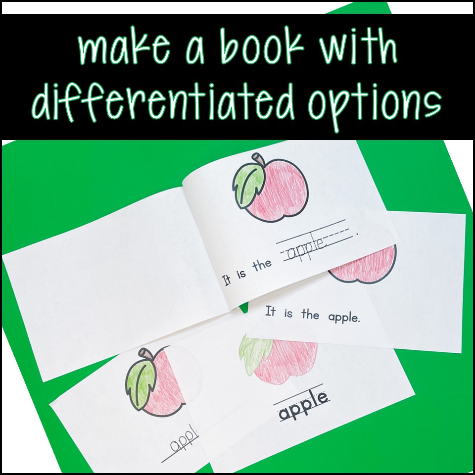 Fall Apples Writing Center with Differentiated Activities | Made By ...