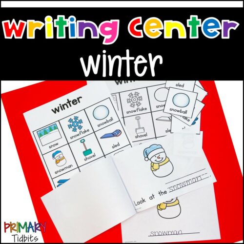 Winter Words Writing Center with Differentiated Activities - Made By ...