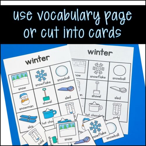 Winter Words Writing Center with Differentiated Activities - Made By ...
