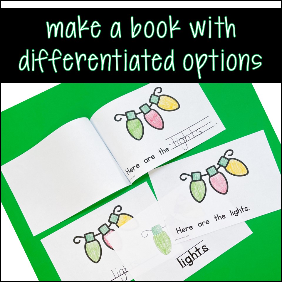 Winter Holidays Writing Center with Differentiated Activities - Made By ...