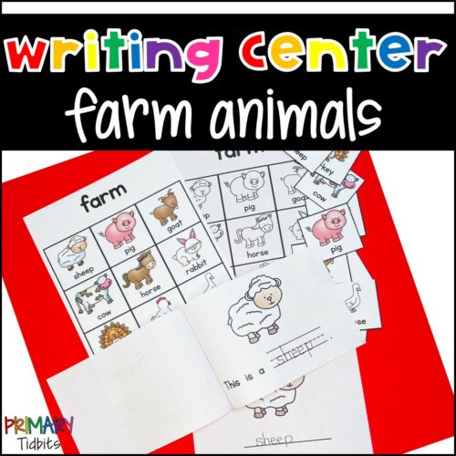 Farm Animals Writing Center with Differentiated Activities | Made By ...