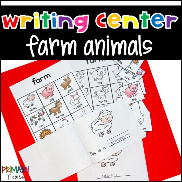 Farm Animals Writing Center with Differentiated Activities | Made By ...