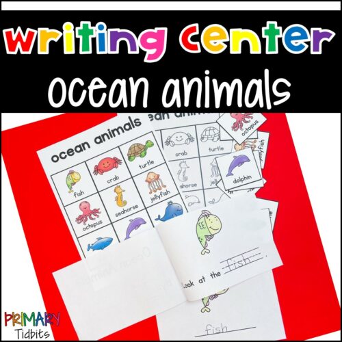 Ocean Animals Writing Center with Differentiated Activities | Made By ...