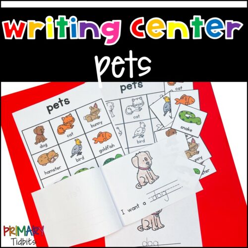 Pets Writing Center with Differentiated Activities | Made By Teachers