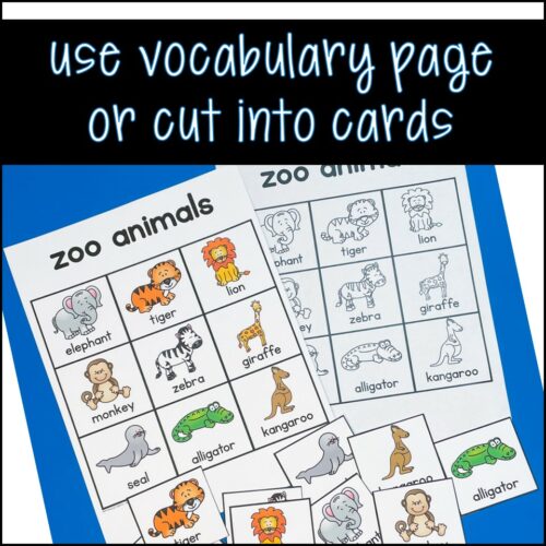 Zoo Animals Writing Center with Differentiated Activities - Made By ...
