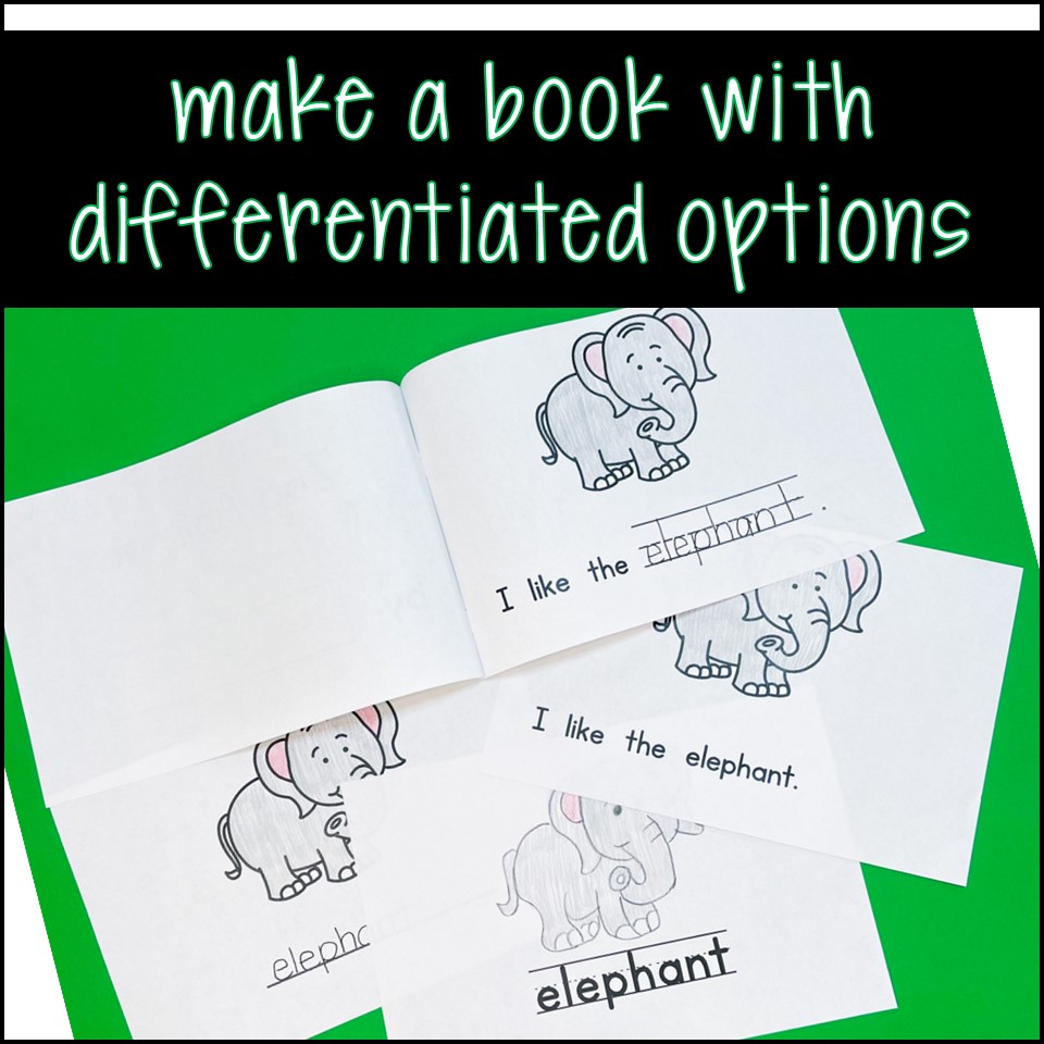 Zoo Animals Writing Center with Differentiated Activities - Made By ...