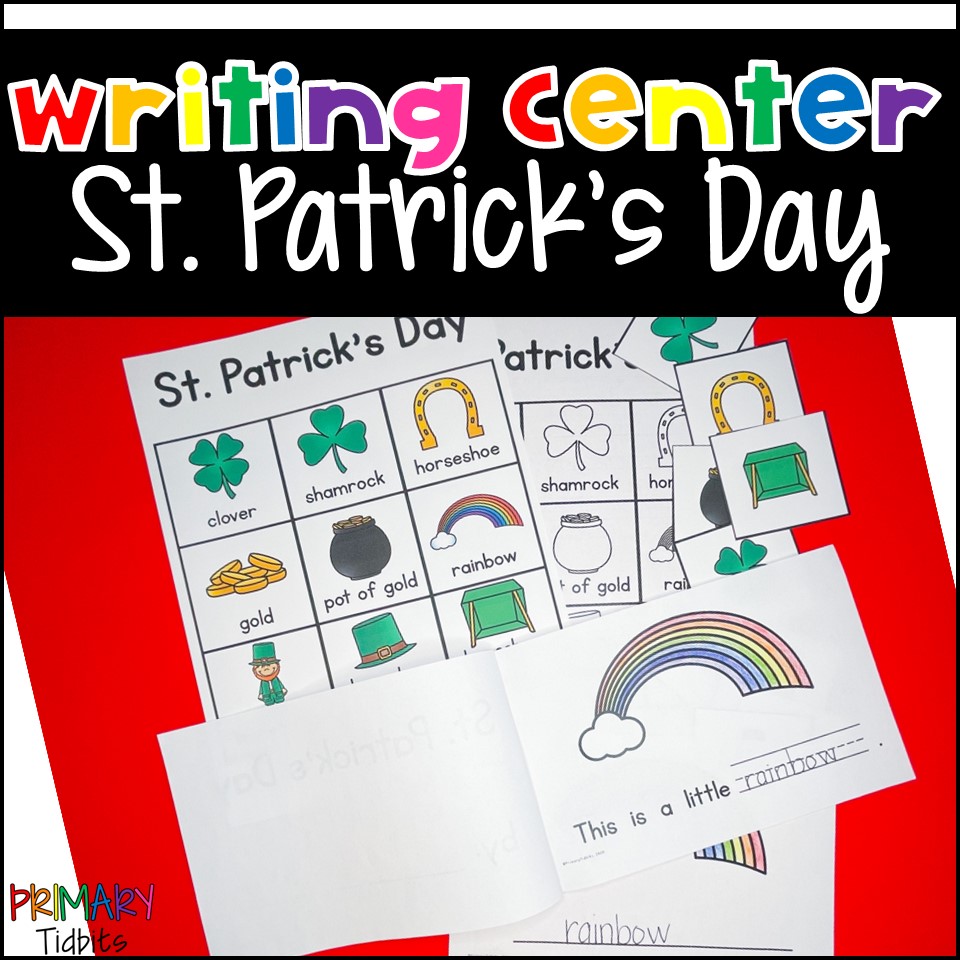 St. Patrick's Day Writing Center with Differentiated Activities - Made ...