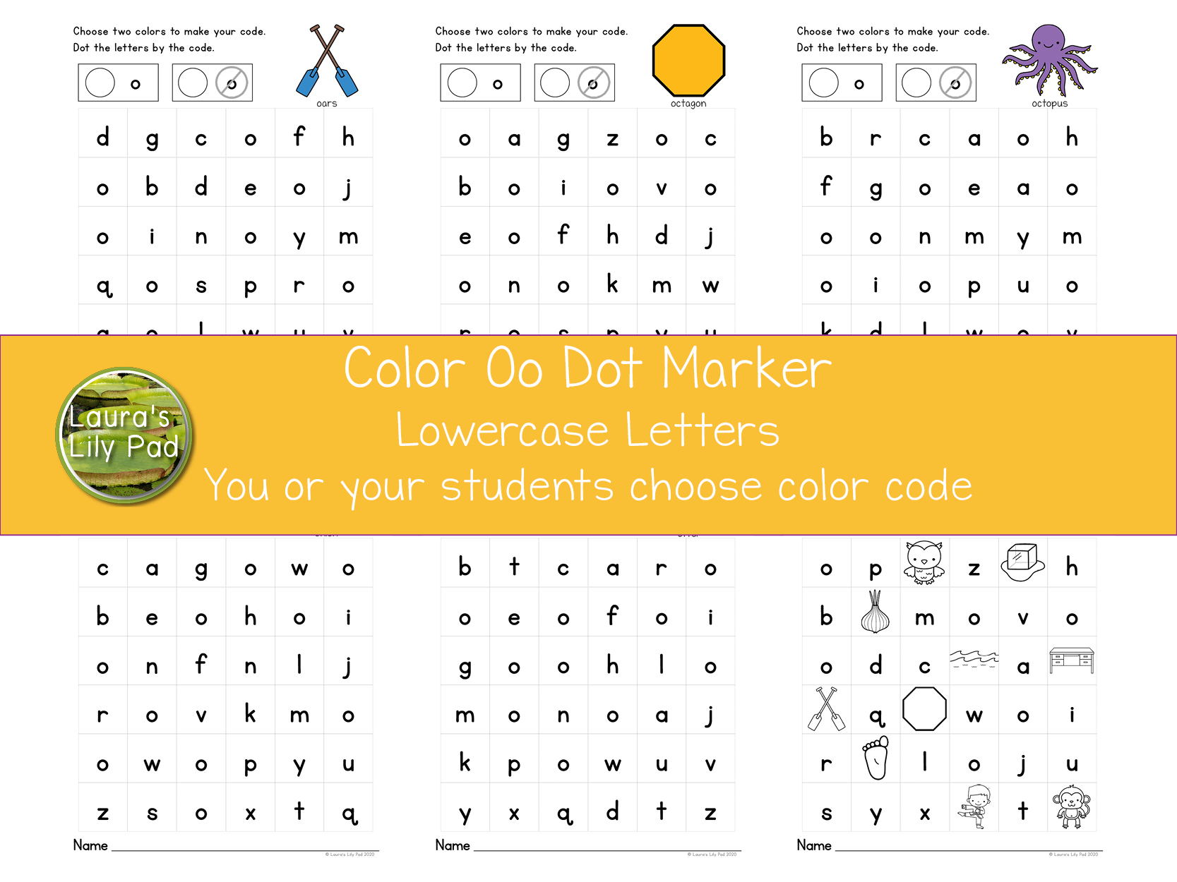 Alphabet Letter O Dot Marker Center - Made By Teachers