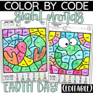 Farm Color by Sight Word Practice Editable Activities | Made By Teachers