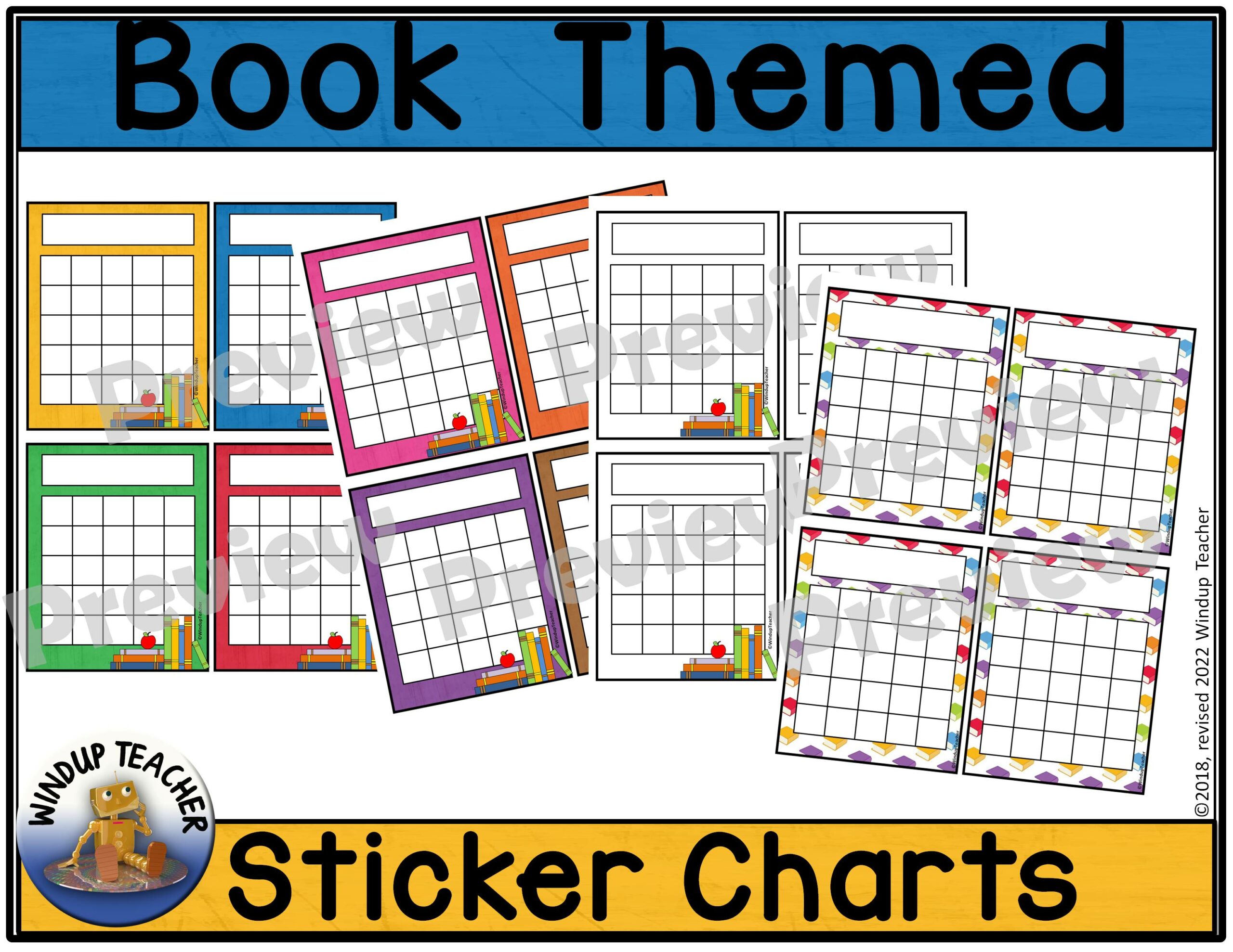 Book Sticker Charts | Made By Teachers