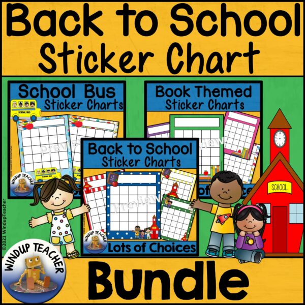 Back to School Sticker Chart BUNDLE | Made By Teachers