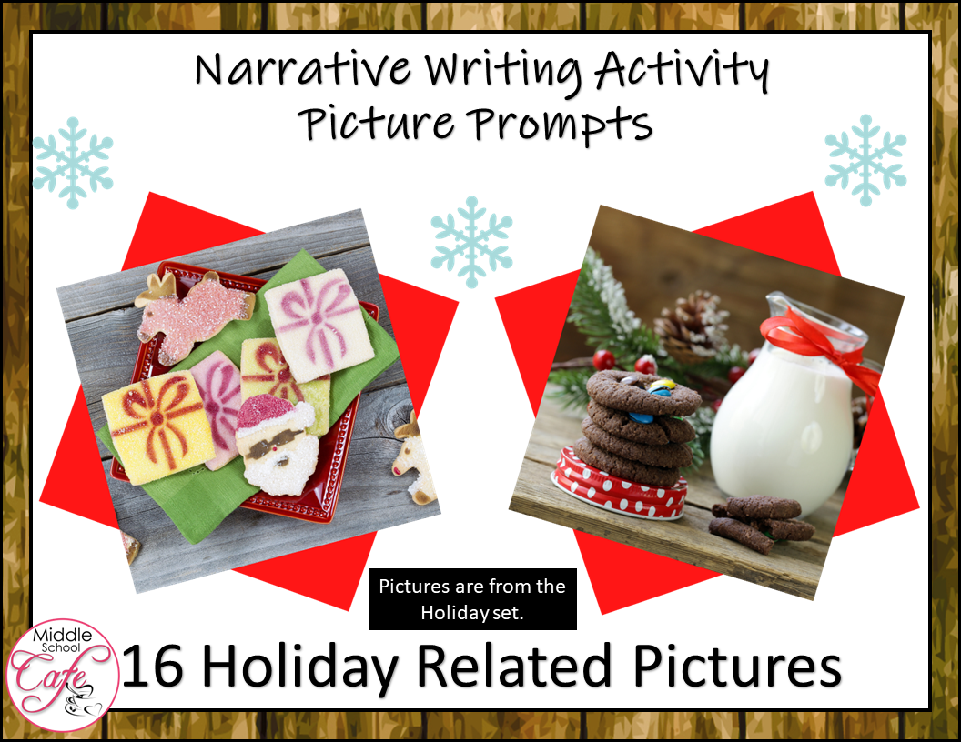 Narrative Writing Prompts Holiday Picture Activity | Made By Teachers