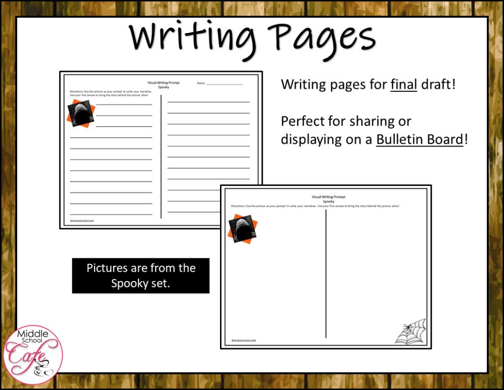 Narrative Writing Prompts Spooky Picture Activity - Made By Teachers