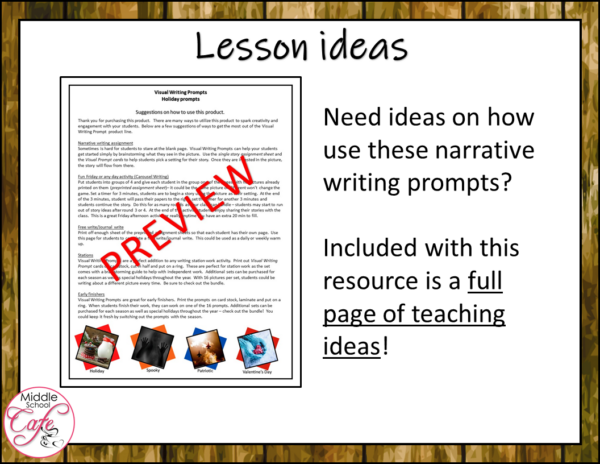 Narrative Writing Prompts Spooky Picture Activity - Made By Teachers