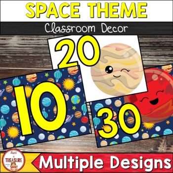 Space Theme Classroom Decor Data Tracker - Made By Teachers