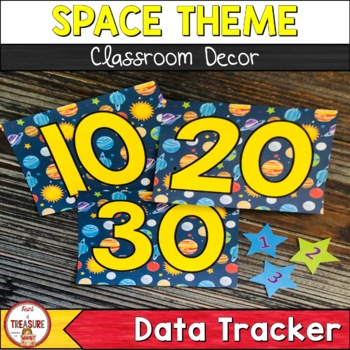 Space Theme Classroom Decor Data Tracker | Made By Teachers