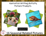 Narrative Writing Prompts Fall Picture Activity - Made By Teachers