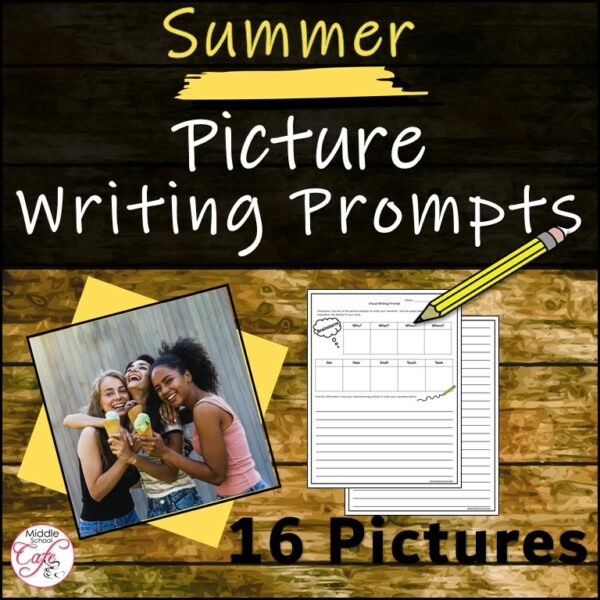 Narrative Writing Prompt Summer Picture Activity | Made By Teachers
