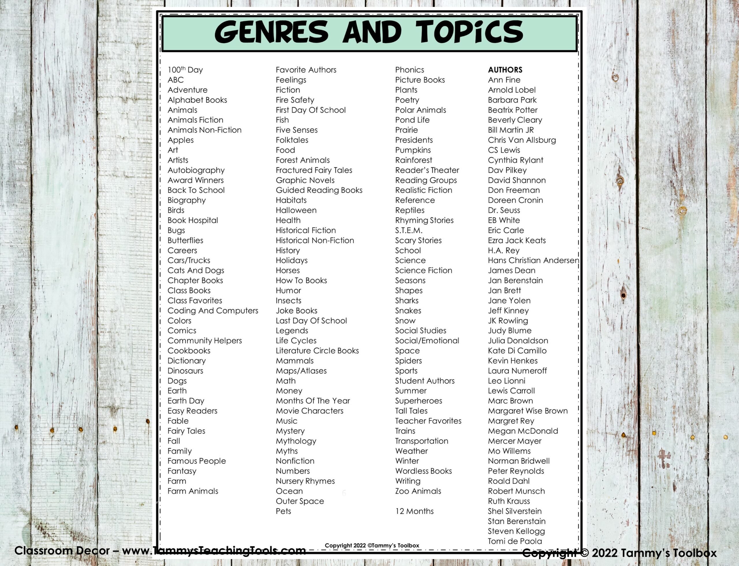 Classroom Library Book Bin Labels In Polka Dots - Made By Teachers