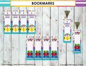 Classroom Library Genre Posters and Book Care In Polka Dots | Made By ...