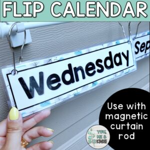 Flip Calendar Date Display | Co-Create or Print Ready - Made By Teachers