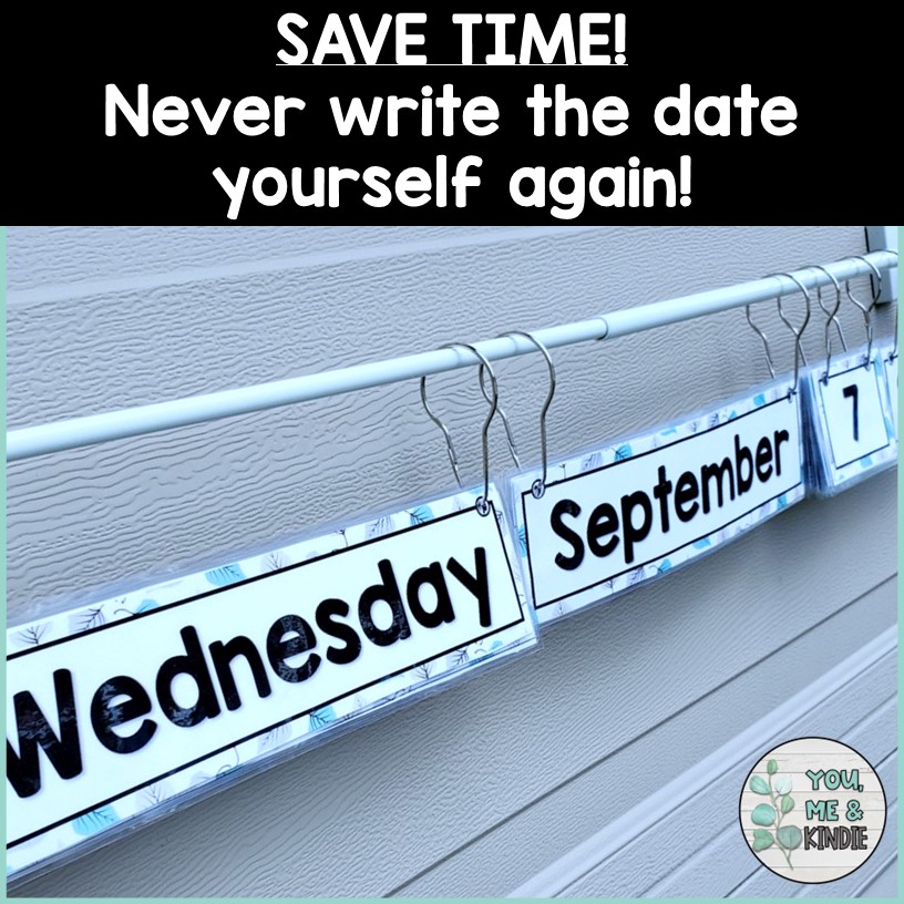 Flip Calendar Date Display | Co-Create or Print Ready - Made By Teachers