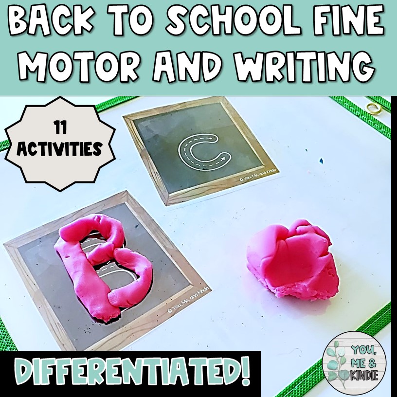 Back to School Fine Motor and Writing Kindergarten and Grade 1 | Made ...
