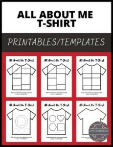 All About Me T Shirt (A Set of 6) | Made By Teachers