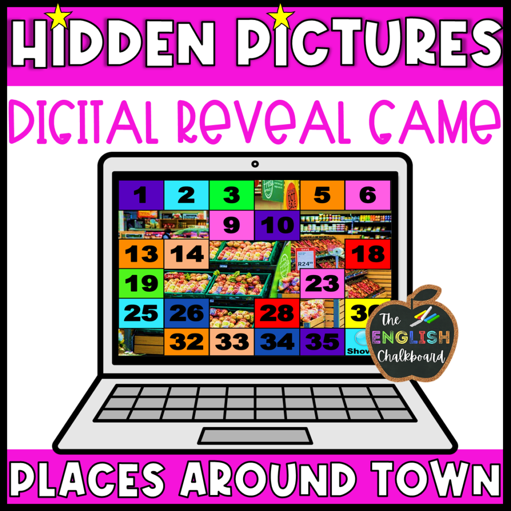 Community Buildings Digital Hidden Pictures Reveal PPT Game | Made By ...