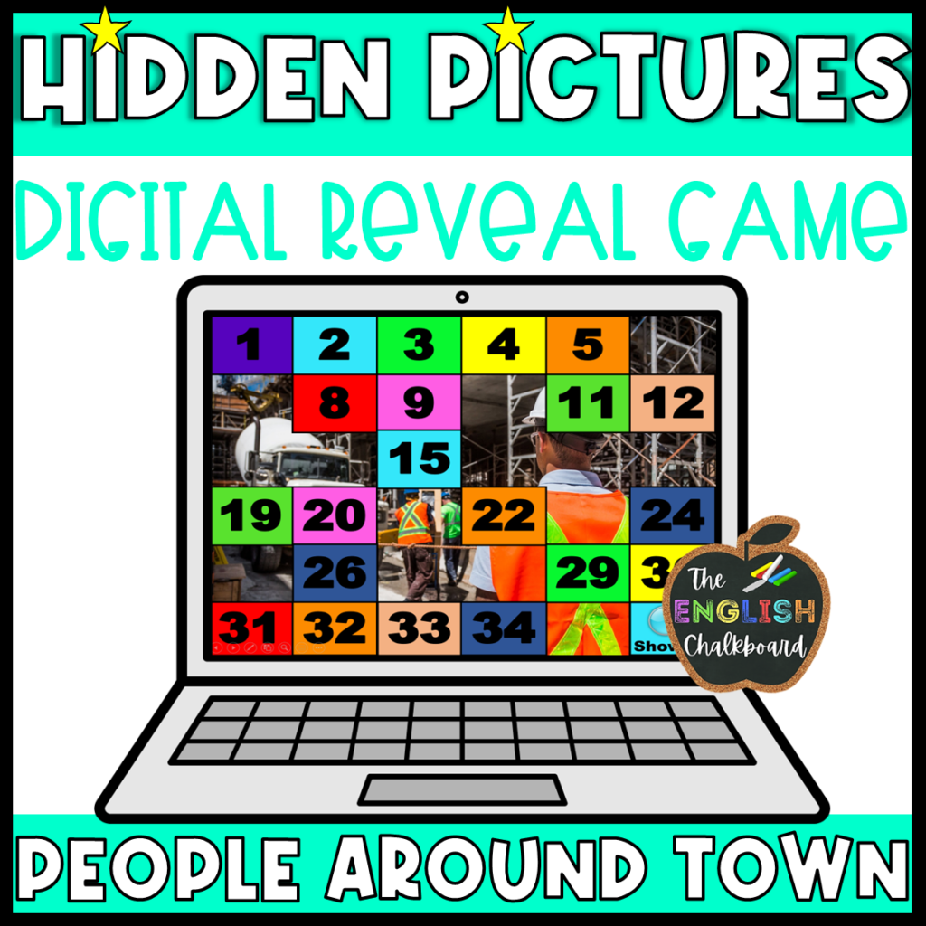 Community Helpers Digital Hidden Pictures Reveal PPT Game | Made By ...