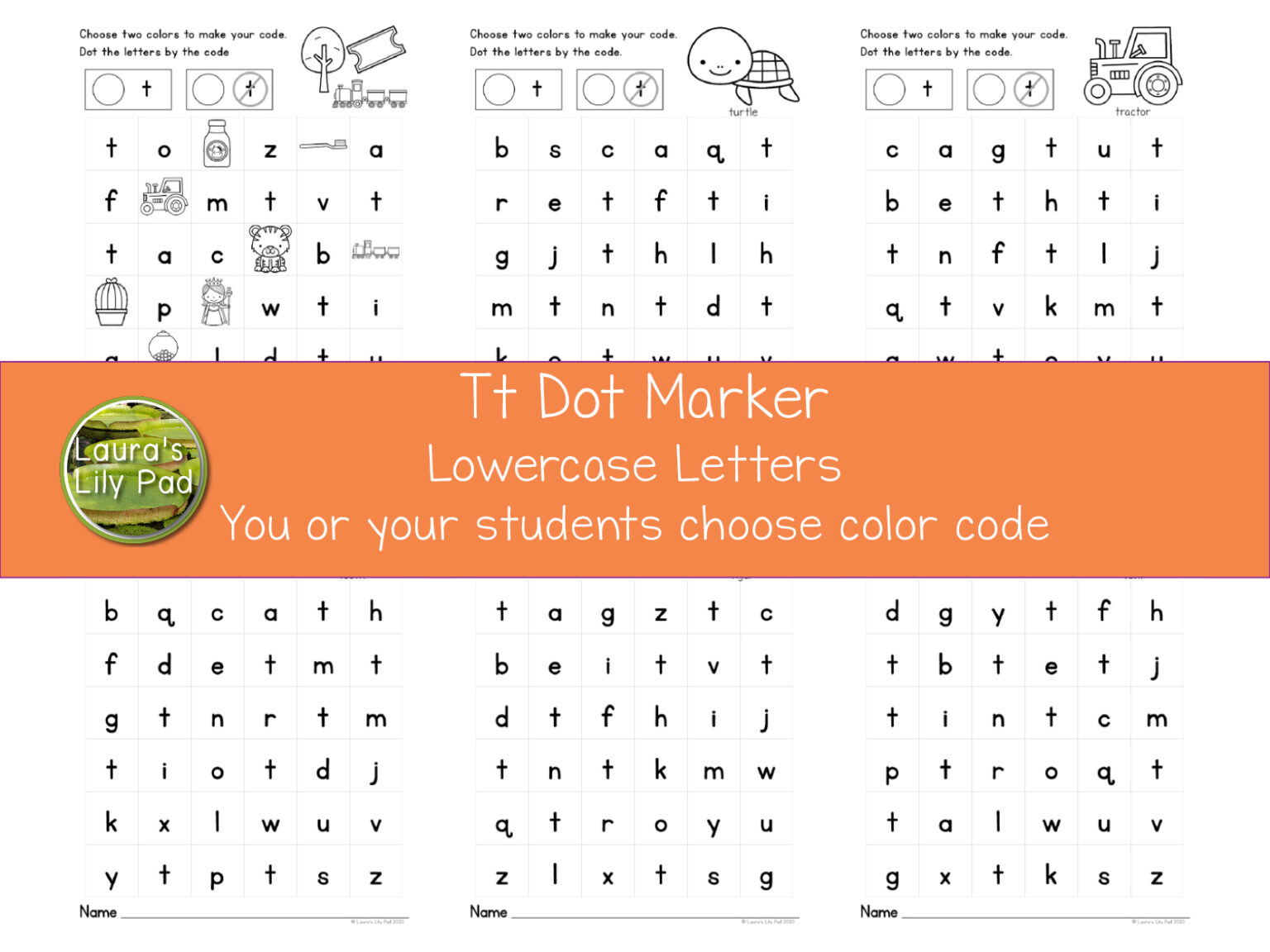Alphabet Letter T Dot Marker Center - Made By Teachers