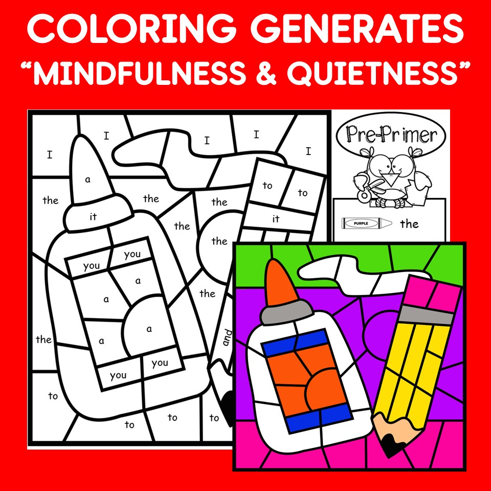 COLOR BY CODE SIGHT WORDS BACK TO SCHOOL PREPRIMER PRIMER 1ST GRADE ...