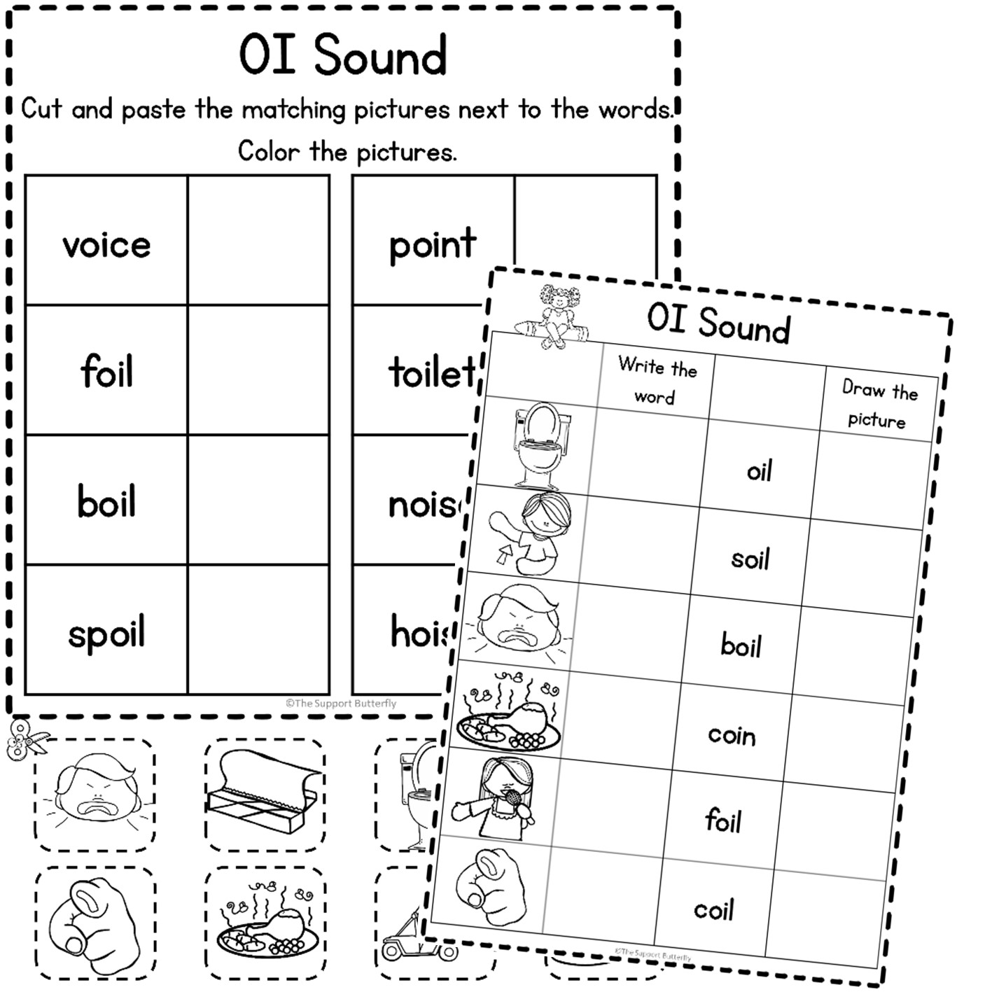 Diphthong Phonic Worksheets Bundle - Made By Teachers