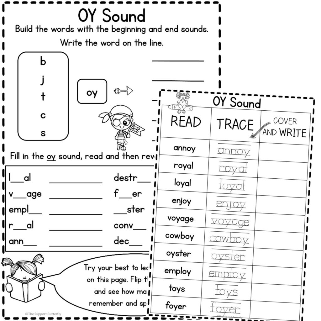 Diphthong Phonic Worksheets Bundle | Made By Teachers