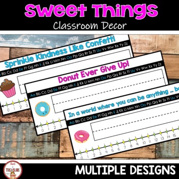 Donut and Cupcake Theme Classroom Decor | Name Tags | Made By Teachers