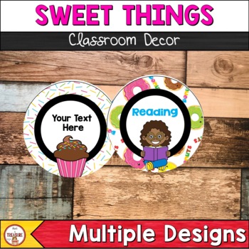 Sweet Treats Donut and Cupcake Theme Classroom Decor | Center Rotation ...