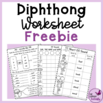 Diphthong Worksheet Freebie - Made By Teachers