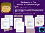History & Invention of Toys - WebQuest, Research & Presentation Project ...