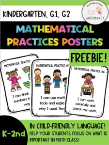 Mathematical Practices Posters 8 Mathematical Standards Common Core ...