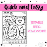 Halloween Number Sense Activities Editable Worksheets | Made By Teachers