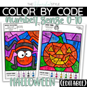 Halloween Number Sense Activities Editable Worksheets - Made By Teachers