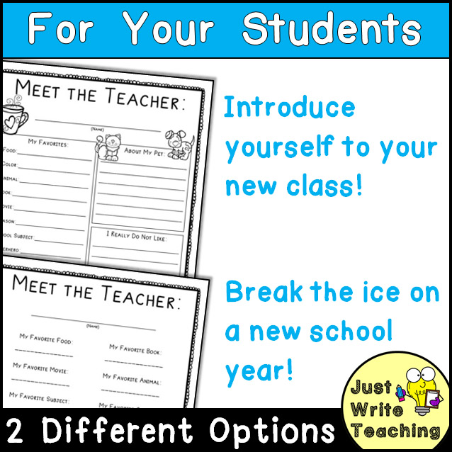 Meet the Teacher - Back to School Essentials | Made By Teachers