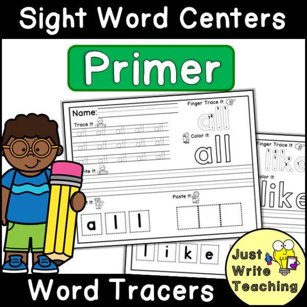 Primer Sight Word Tracers - Made By Teachers