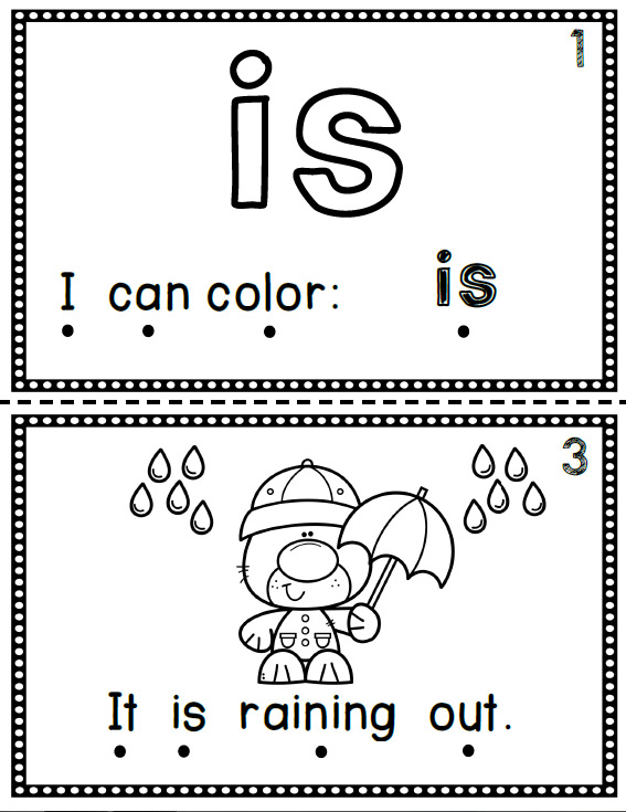 Sight Word Flip Book (Flipbook) - IS - Made By Teachers