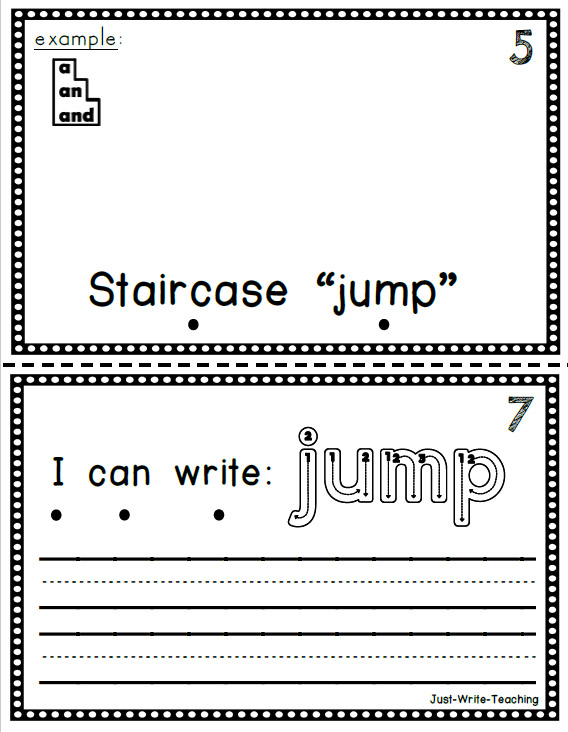 Sight Word Flip Book (Flipbook) - JUMP - Made By Teachers